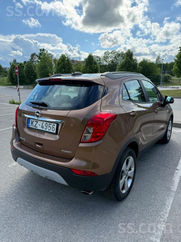 Brown Opel Mokka 2017 in Tukums, with an engine capacity of 1.40 L and mileage of 81 thousand km for 8200 €, photo 5 on AUTOMOTO.COM.LV