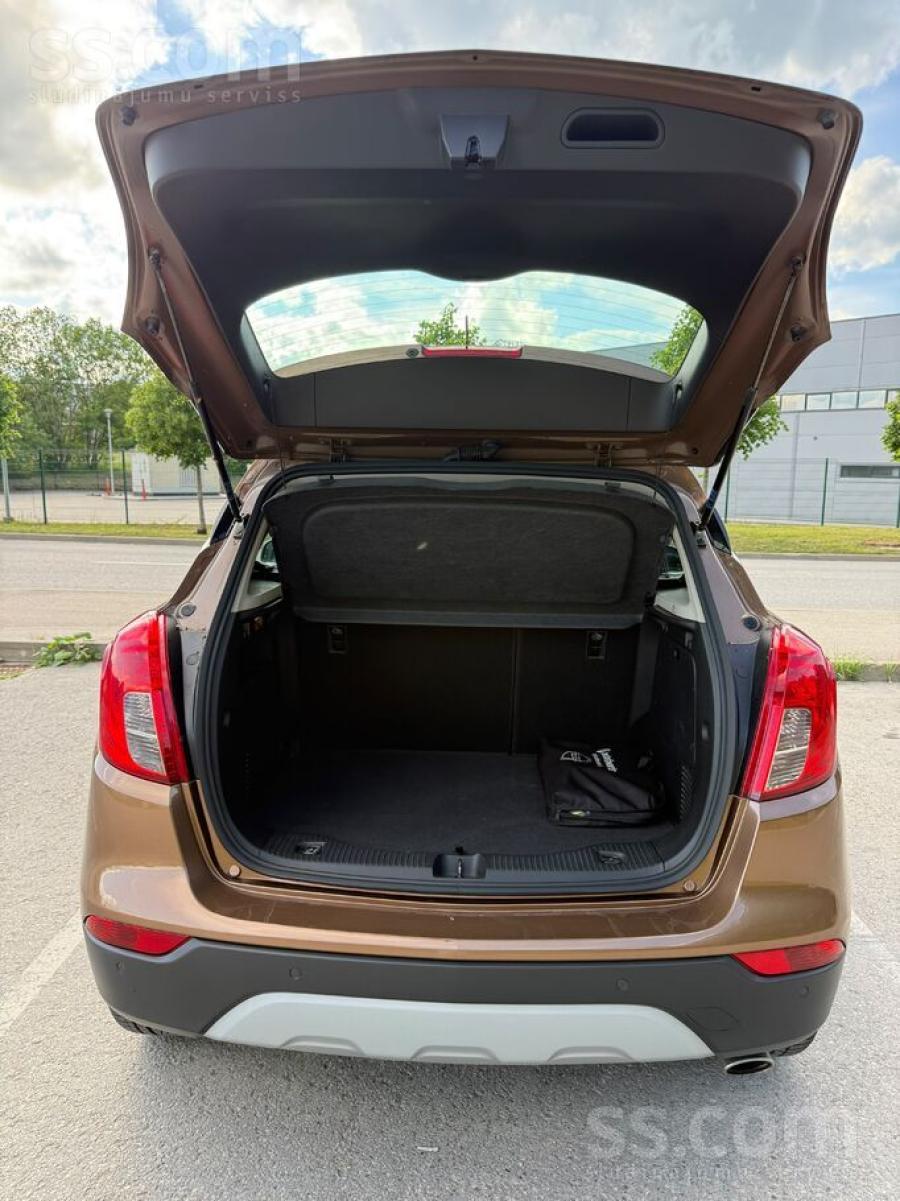 Brown Opel Mokka 2017 in Tukums, with an engine capacity of 1.40 L and mileage of 81 thousand km for 8200 €, photo 12 on AUTOMOTO.COM.LV