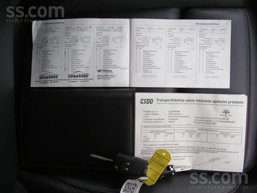 Opel Mokka 2013 Rīga, ar dzinēja tilpumu 1.40 L un nobraukumu 0 tūkst. km par 9650 €, foto 36 vietnē AUTOMOTO.COM.LV