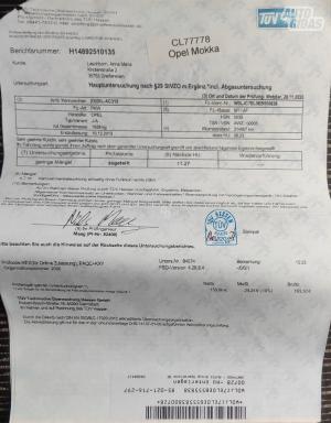 Opel Mokka 2013 Tauragė, ar dzinēja tilpumu 1.70 L un nobraukumu 220 tūkst. km par 6100 €, foto 41 vietnē AUTOMOTO.COM.LV