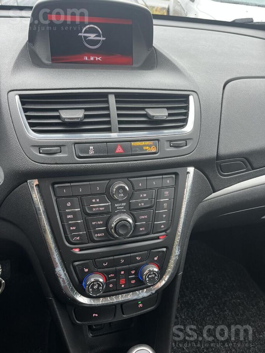 Opel Mokka 2015 Valmiera, ar dzinēja tilpumu 1.60 L un nobraukumu 0 tūkst. km par 7900 €, foto 11 vietnē AUTOMOTO.COM.LV