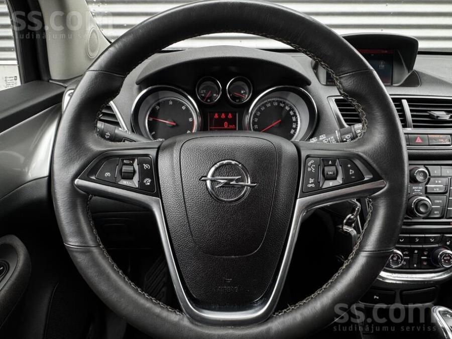 Opel Mokka 2016 in Riga, with an engine capacity of 1.60 L and mileage of 124 thousand km for 7300 €, photo 15 on AUTOMOTO.COM.LV