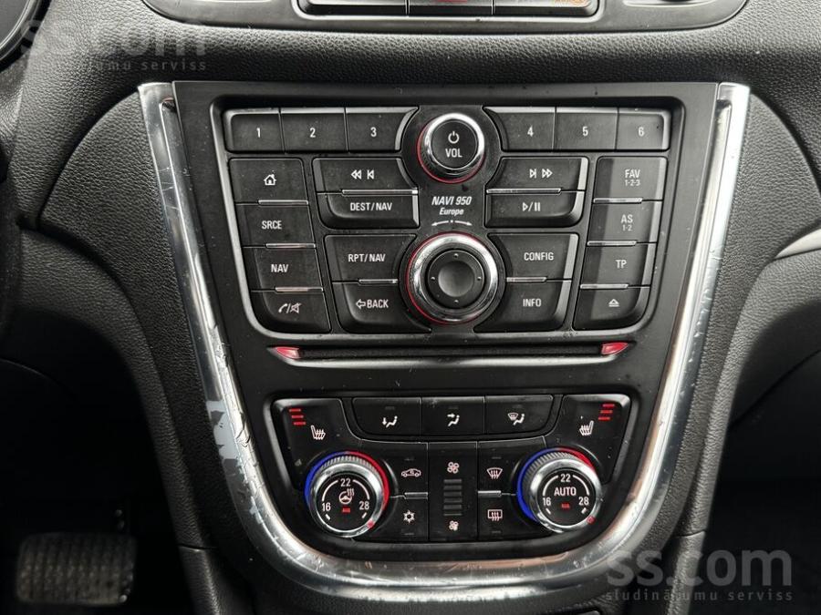 Opel Mokka 2016 in Riga, with an engine capacity of 1.60 L and mileage of 124 thousand km for 7300 €, photo 18 on AUTOMOTO.COM.LV
