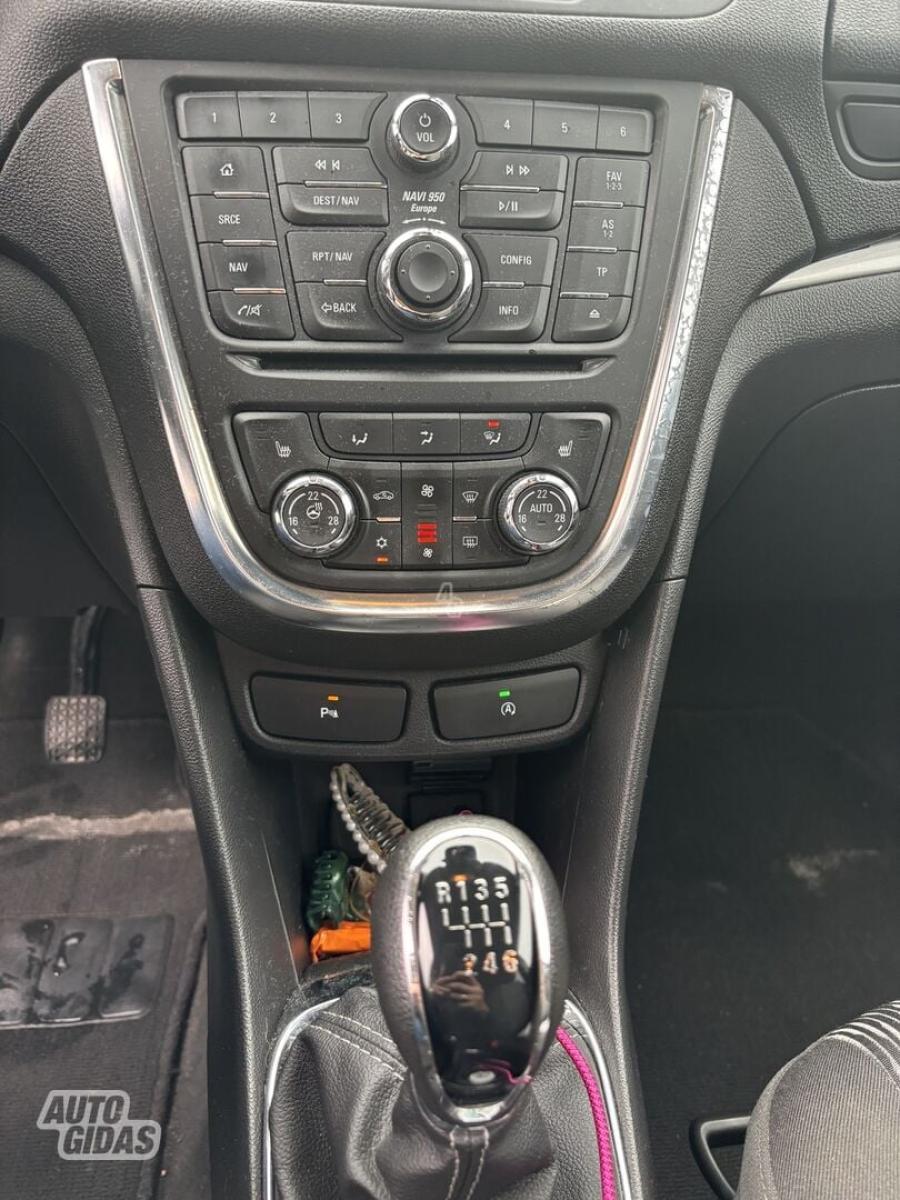 Opel Mokka 2016 in Klaipeda, with an engine capacity of 1.60 L and mileage of 95 thousand km for 9999 €, photo 12 on AUTOMOTO.COM.LV