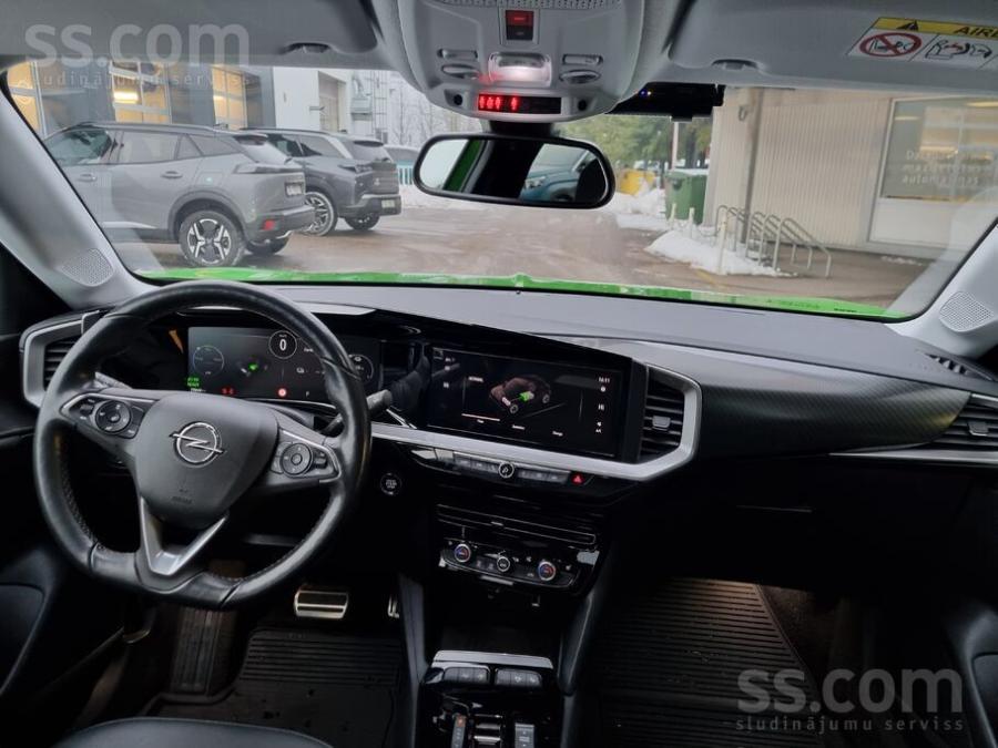 Green Opel Mokka 2021 in Riga, with an engine capacity of 1.20 L and mileage of 79 thousand km for 16300 €, photo 6 on AUTOMOTO.COM.LV