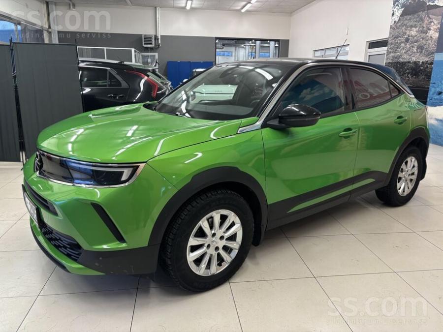Green Opel Mokka 2022 in Riga, with an engine capacity of 1.20 L and mileage of 59 thousand km for 14700 €, photo 3 on AUTOMOTO.COM.LV