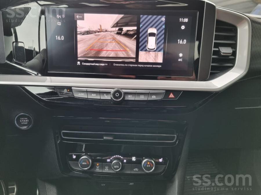 Green Opel Mokka 2023 in Riga, with an engine capacity of 1.20 L and mileage of 38 thousand km for 20900 €, photo 12 on AUTOMOTO.COM.LV