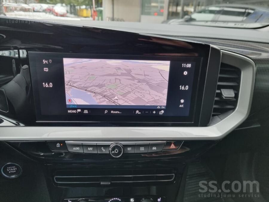 Green Opel Mokka 2023 in Riga, with an engine capacity of 1.20 L and mileage of 38 thousand km for 20900 €, photo 14 on AUTOMOTO.COM.LV