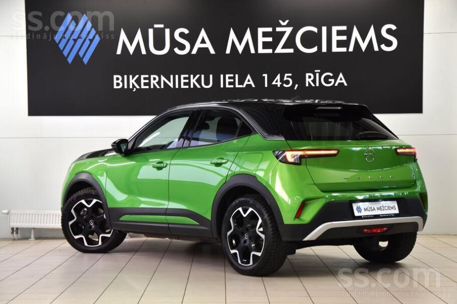 Green Opel Mokka 2021 in Riga, with an engine capacity of 1.70 L and mileage of 71 thousand km for 18990 €, photo 9 on AUTOMOTO.COM.LV
