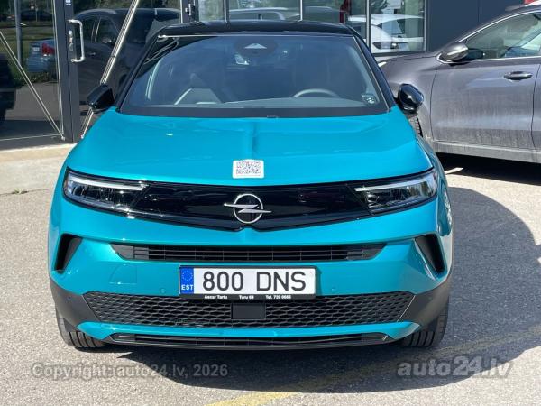 Green Opel Mokka 2025 in Tartu, with an engine capacity of 1.20 L and mileage of 8 thousand km for 24490 €, photo 2 on AUTOMOTO.COM.LV