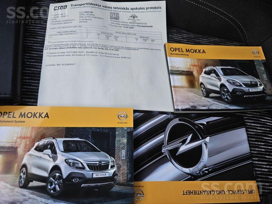 Grey Opel Mokka 2012 in Jekabpils, with an engine capacity of 1.70 L and mileage of 282 thousand km for 6990 €, photo 34 on AUTOMOTO.COM.LV