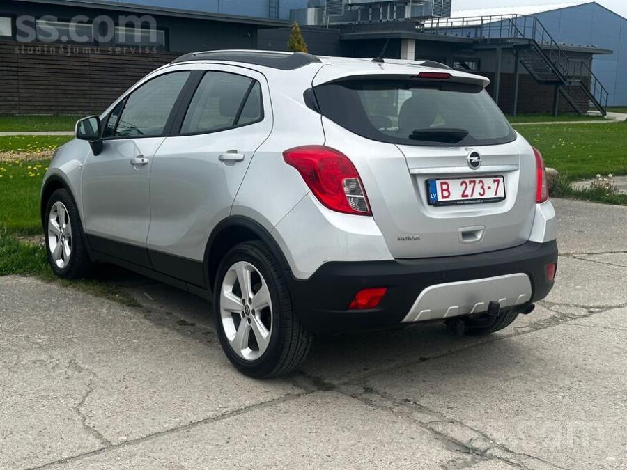 Pelēks Opel Mokka 2013 Rīga, ar dzinēja tilpumu 1.60 L un nobraukumu 210 tūkst. km par 6290 €, foto 7 vietnē AUTOMOTO.COM.LV