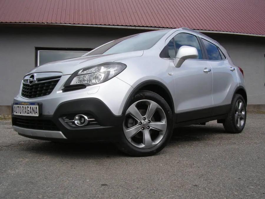 Grey Opel Mokka 2013 in Sigulda, with an engine capacity of 1.40 L and mileage of 109 thousand km for 8950 €, photo 10 on AUTOMOTO.COM.LV