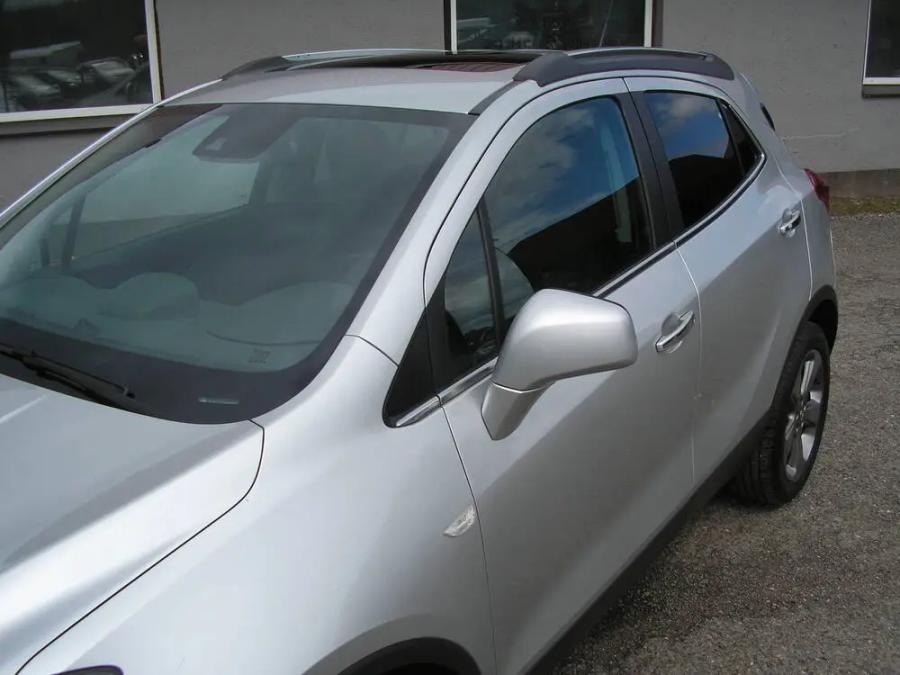 Grey Opel Mokka 2013 in Sigulda, with an engine capacity of 1.40 L and mileage of 109 thousand km for 8950 €, photo 14 on AUTOMOTO.COM.LV