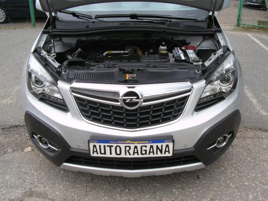 Grey Opel Mokka 2013 in Sigulda, with an engine capacity of 1.40 L and mileage of 109 thousand km for 8950 €, photo 34 on AUTOMOTO.COM.LV