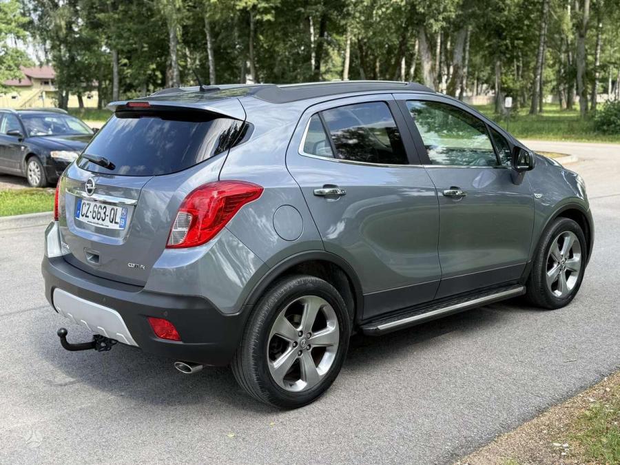 Grey Opel Mokka 2013 in Taurage, with an engine capacity of 1.69 L and mileage of 190 thousand km for 5800 €, photo 6 on AUTOMOTO.COM.LV