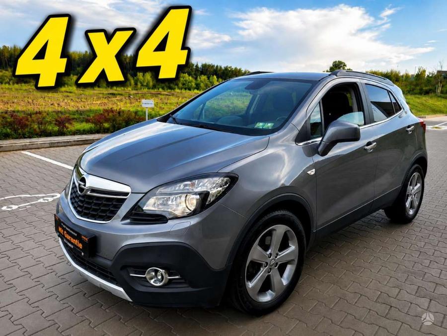 Grey Opel Mokka 2013 in Vilnius, with an engine capacity of 1.69 L and mileage of 272 thousand km for 6250 €, photo 1 on AUTOMOTO.COM.LV