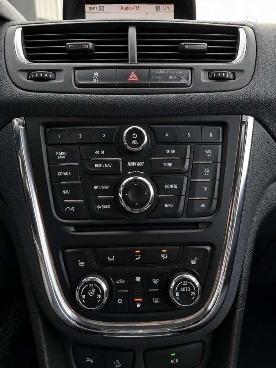 Grey Opel Mokka 2013 in Vilnius, with an engine capacity of 1.69 L and mileage of 272 thousand km for 6250 €, photo 16 on AUTOMOTO.COM.LV