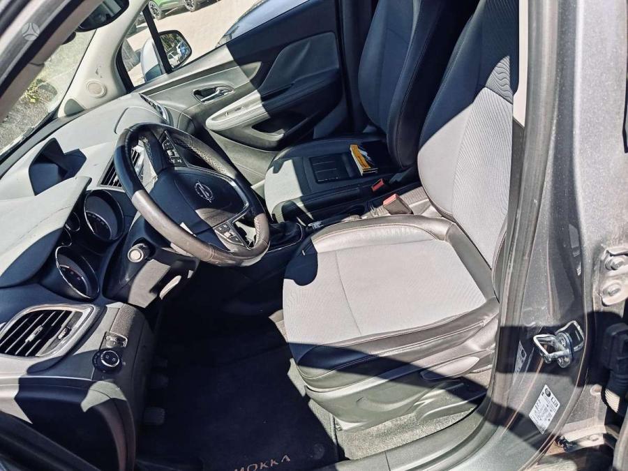 Pelēks Opel Mokka 2013 Utena, ar dzinēja tilpumu 1.36 L un nobraukumu 141 tūkst. km par 6950 €, foto 7 vietnē AUTOMOTO.COM.LV