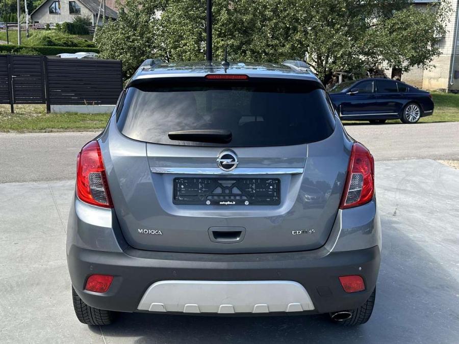 Grey Opel Mokka 2013 in Alytus, with an engine capacity of 1.69 L and mileage of 164 thousand km for 6880 €, photo 5 on AUTOMOTO.COM.LV