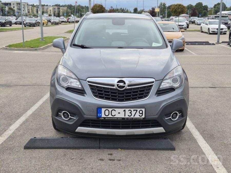 Pelēks Opel Mokka 2013 Rīga, ar dzinēja tilpumu 1.70 L un nobraukumu 225 tūkst. km par 7500 €, foto 6 vietnē AUTOMOTO.COM.LV