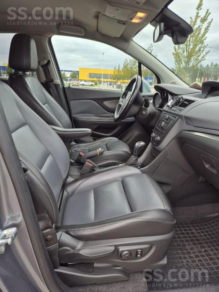 Pelēks Opel Mokka 2013 Rīga, ar dzinēja tilpumu 1.70 L un nobraukumu 225 tūkst. km par 7500 €, foto 8 vietnē AUTOMOTO.COM.LV