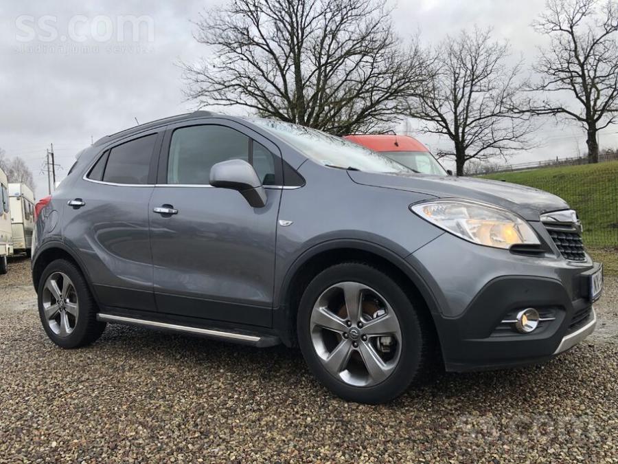 Grey Opel Mokka 2014 in Valmiera, with an engine capacity of 1.70 L and mileage of 182 thousand km for 7590 €, photo 1 on AUTOMOTO.COM.LV
