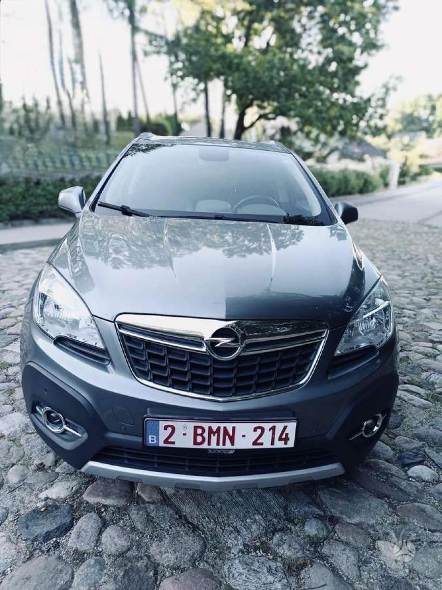 Grey Opel Mokka 2014 in Utena, with an engine capacity of 1.69 L and mileage of 117 thousand km for 11450 €, photo 6 on AUTOMOTO.COM.LV