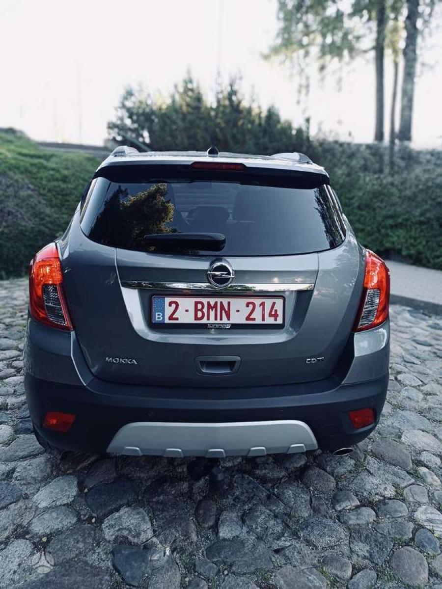 Grey Opel Mokka 2014 in Utena, with an engine capacity of 1.69 L and mileage of 117 thousand km for 11450 €, photo 27 on AUTOMOTO.COM.LV