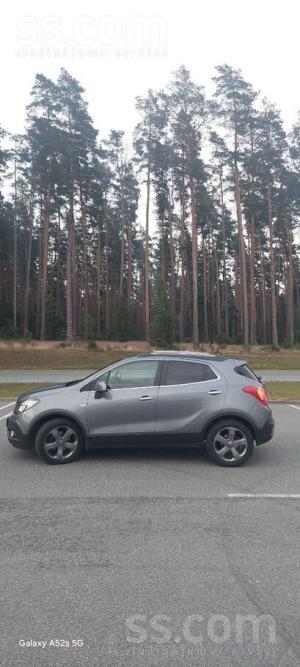 Pelēks Opel Mokka 2014 Rīga, ar dzinēja tilpumu 1.70 L un nobraukumu 133 tūkst. km par 7500 €, foto 3 vietnē AUTOMOTO.COM.LV