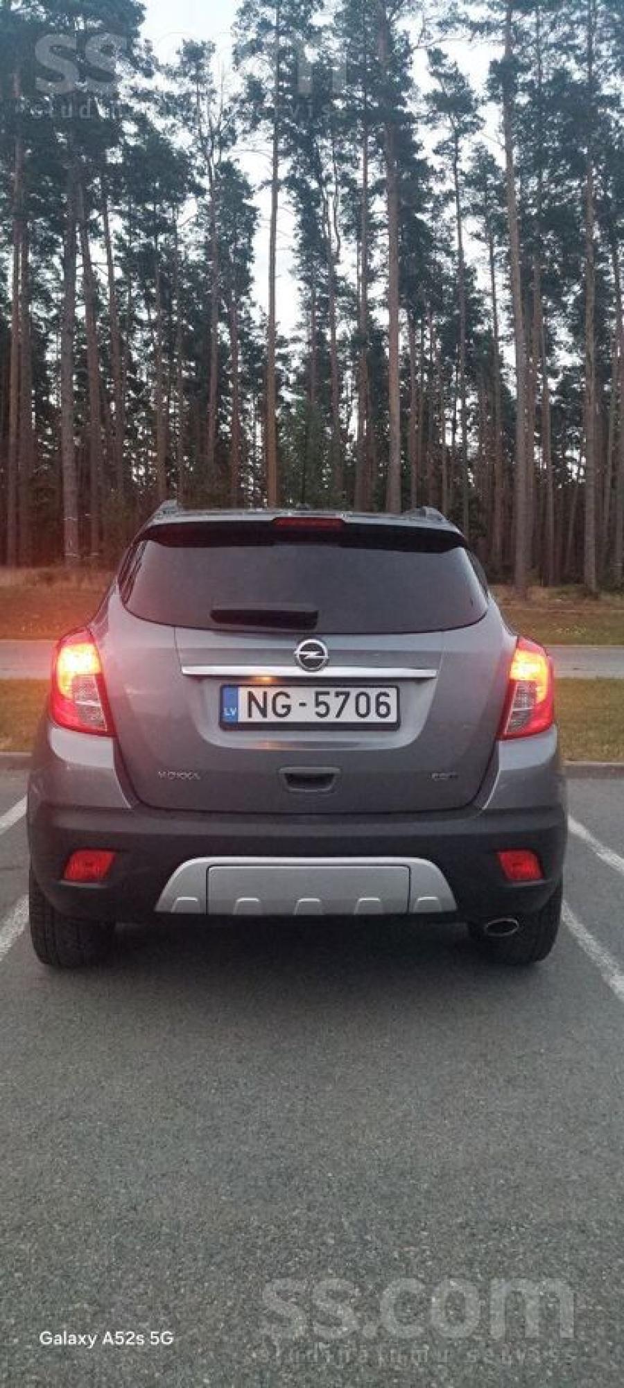 Pelēks Opel Mokka 2014 Rīga, ar dzinēja tilpumu 1.70 L un nobraukumu 133 tūkst. km par 7500 €, foto 7 vietnē AUTOMOTO.COM.LV
