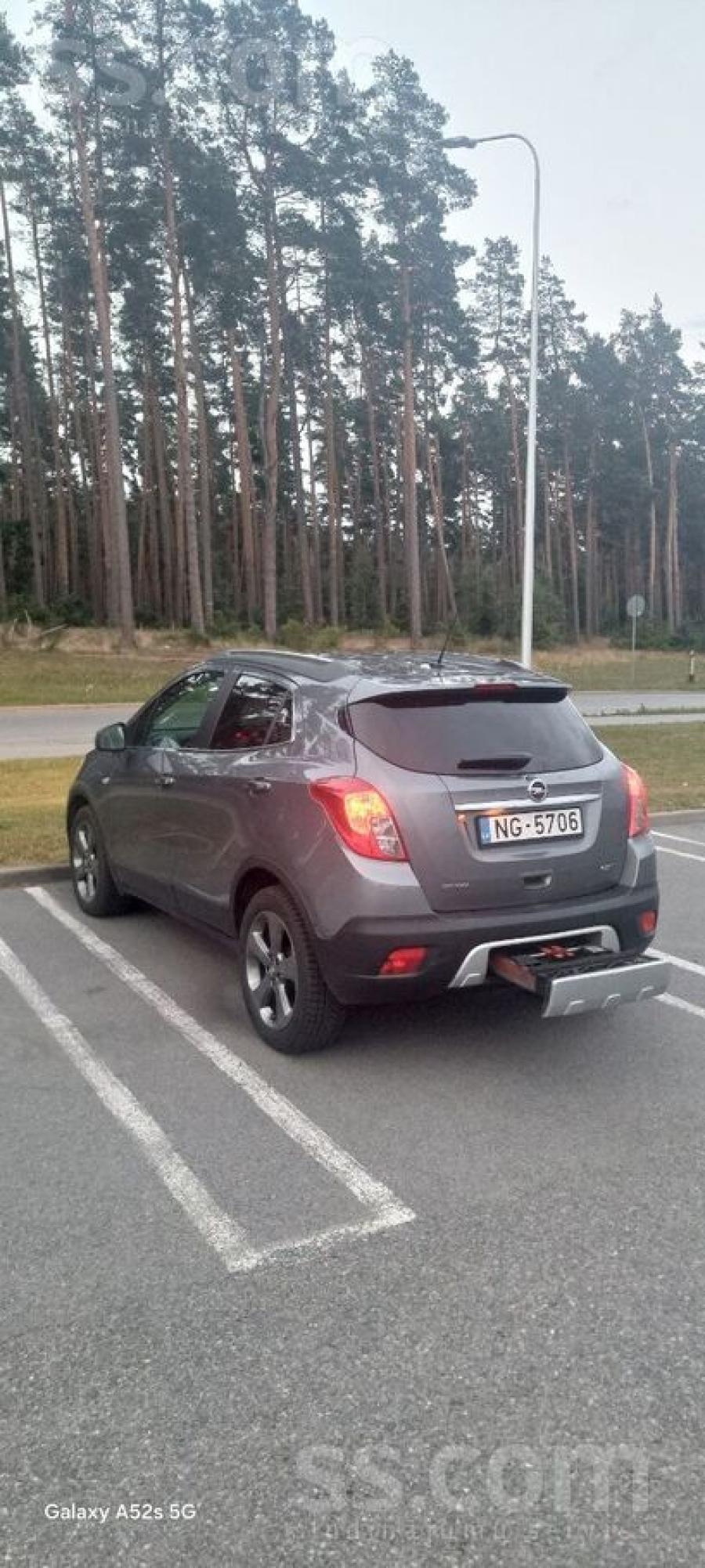 Pelēks Opel Mokka 2014 Rīga, ar dzinēja tilpumu 1.70 L un nobraukumu 133 tūkst. km par 7500 €, foto 10 vietnē AUTOMOTO.COM.LV