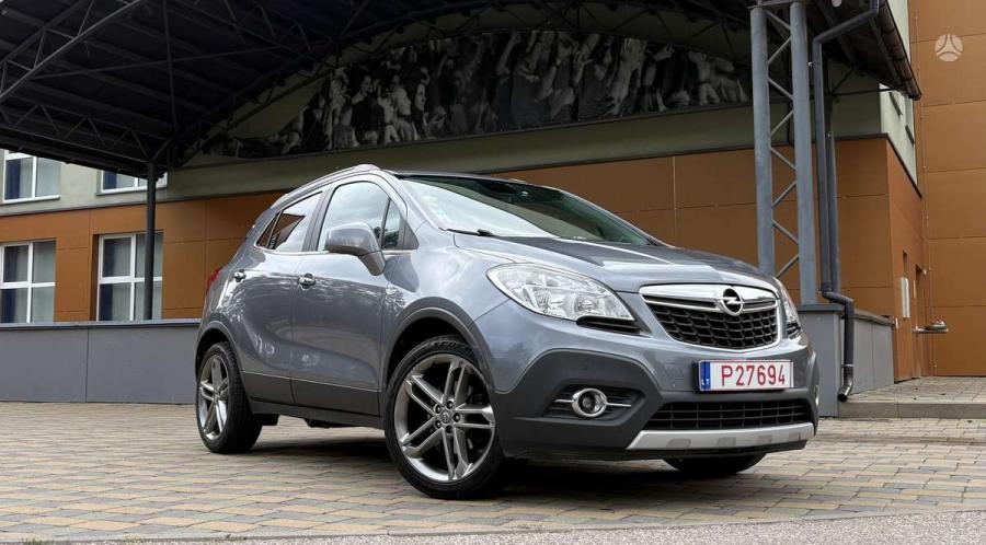 Grey Opel Mokka 2014 in Druskininkai, with an engine capacity of 1.69 L and mileage of 202 thousand km for 7300 €, photo 3 on AUTOMOTO.COM.LV