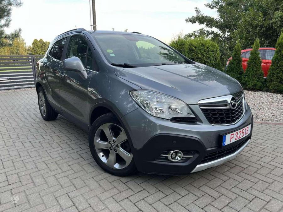 Grey Opel Mokka 2014 in Druskininkai, with an engine capacity of 1.69 L and mileage of 153 thousand km for 7290 €, photo 5 on AUTOMOTO.COM.LV