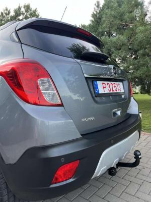 Grey Opel Mokka 2014 in Druskininkai, with an engine capacity of 1.69 L and mileage of 153 thousand km for 7290 €, photo 12 on AUTOMOTO.COM.LV
