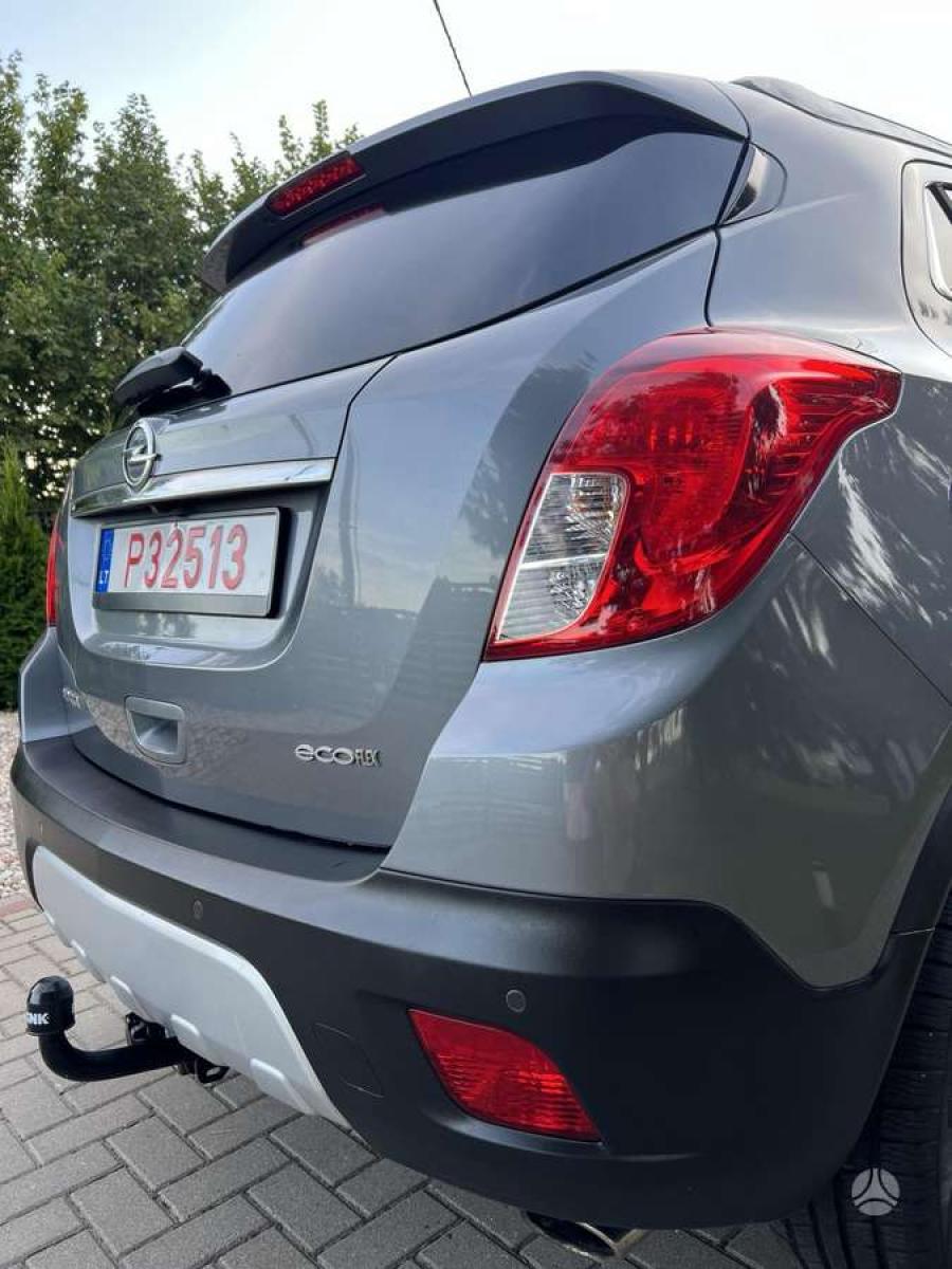 Grey Opel Mokka 2014 in Druskininkai, with an engine capacity of 1.69 L and mileage of 153 thousand km for 7290 €, photo 13 on AUTOMOTO.COM.LV