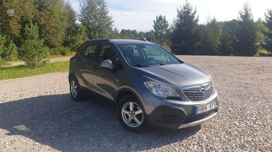Серый Опель Mokka 2014 в Вильнюс, объемом двигателя 1.60 л и пробегом 118 тыс. км за 6400 €, фото 1 на AUTOMOTO.COM.LV
