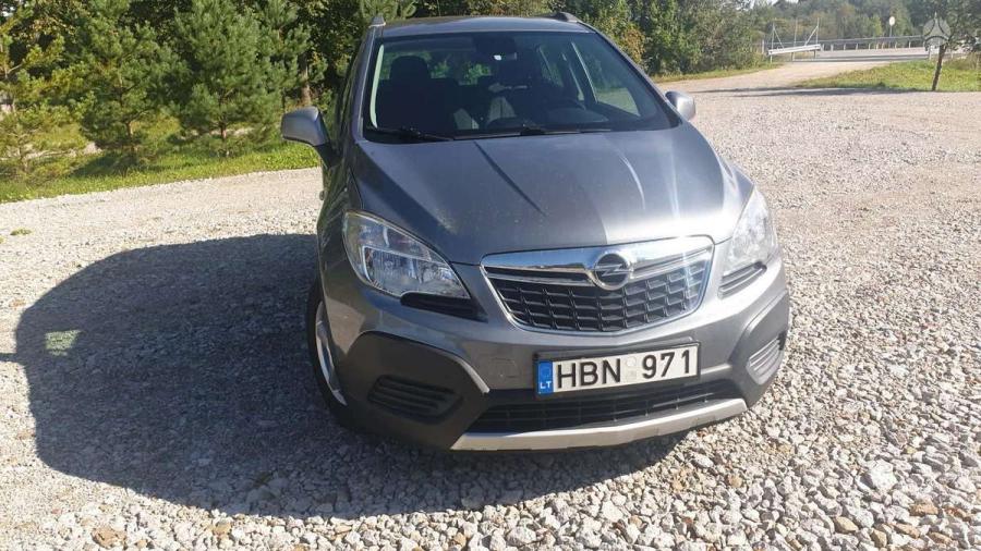 Серый Опель Mokka 2014 в Вильнюс, объемом двигателя 1.60 л и пробегом 118 тыс. км за 6400 €, фото 3 на AUTOMOTO.COM.LV