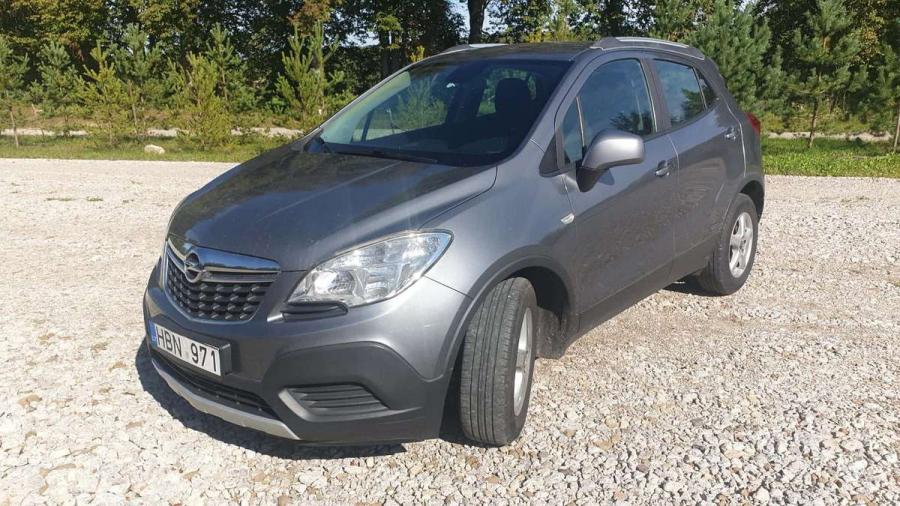 Серый Опель Mokka 2014 в Вильнюс, объемом двигателя 1.60 л и пробегом 118 тыс. км за 6400 €, фото 4 на AUTOMOTO.COM.LV
