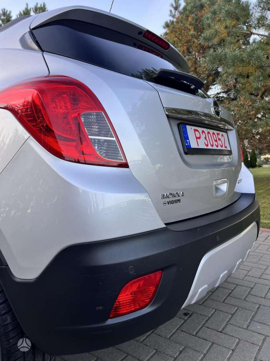 Pelēks Opel Mokka 2014 Druskininkai, ar dzinēja tilpumu 1.69 L un nobraukumu 227 tūkst. km par 5990 €, foto 13 vietnē AUTOMOTO.COM.LV