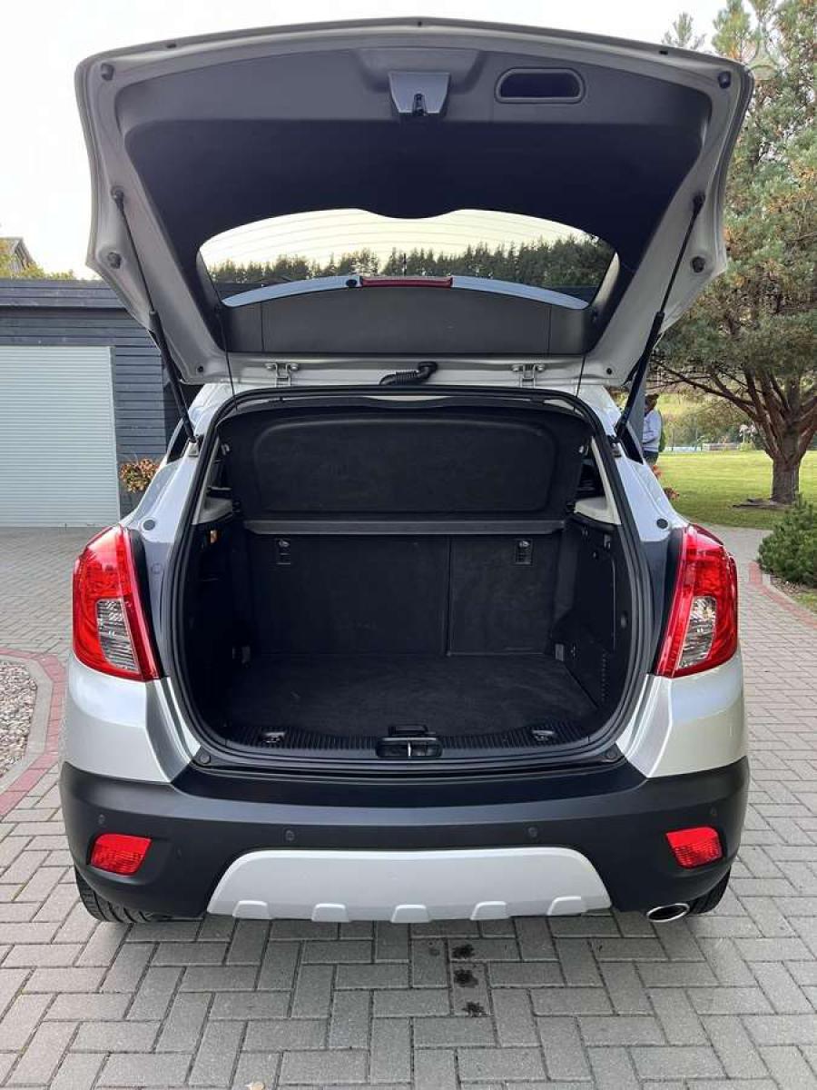 Pelēks Opel Mokka 2014 Druskininkai, ar dzinēja tilpumu 1.69 L un nobraukumu 227 tūkst. km par 5990 €, foto 30 vietnē AUTOMOTO.COM.LV