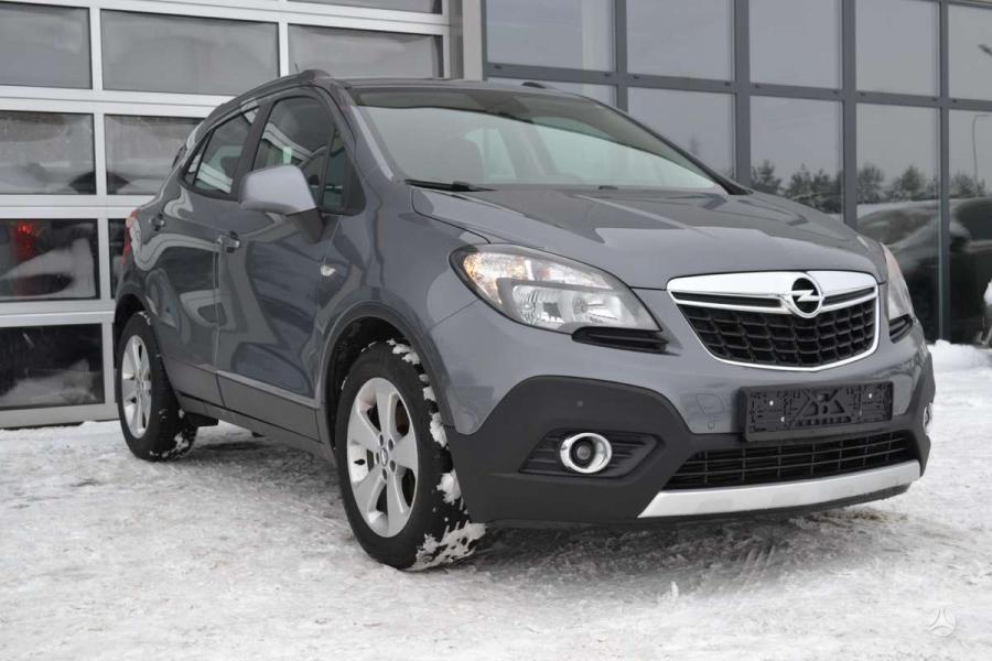 Grey Opel Mokka 2015 in Vilnius, with an engine capacity of 1.36 L and mileage of 38 thousand km for 11000 €, photo 4 on AUTOMOTO.COM.LV