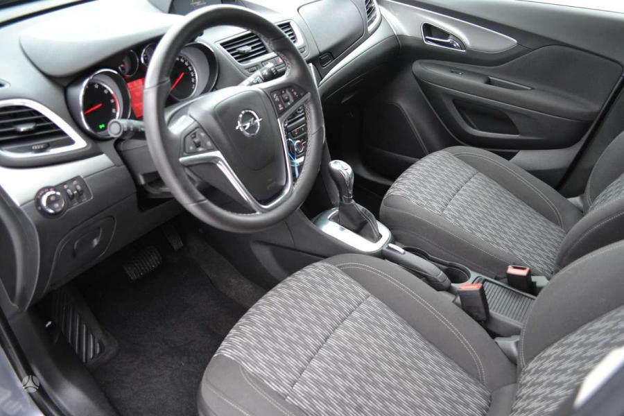 Grey Opel Mokka 2015 in Vilnius, with an engine capacity of 1.36 L and mileage of 38 thousand km for 11000 €, photo 14 on AUTOMOTO.COM.LV
