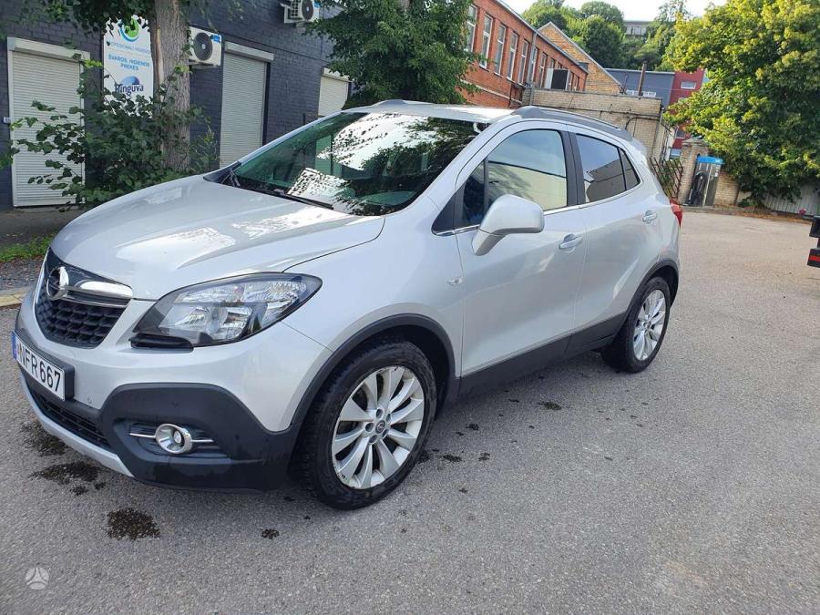 Pelēks Opel Mokka 2015 Kauņa, ar dzinēja tilpumu 1.60 L un nobraukumu 282 tūkst. km par 6000 €, foto 5 vietnē AUTOMOTO.COM.LV