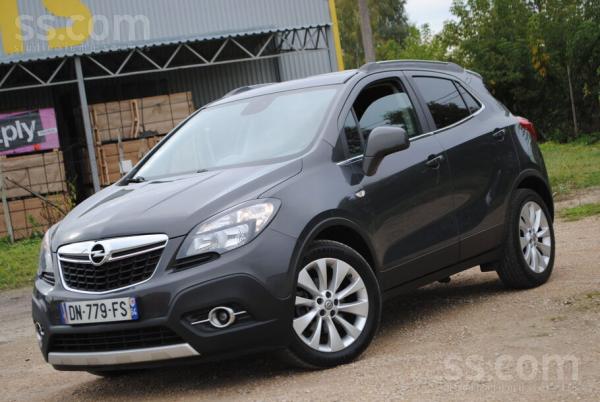Grey Opel Mokka 2015 in Riga, with an engine capacity of 1.70 L and mileage of 215 thousand km for 6990 €, photo 1 on AUTOMOTO.COM.LV