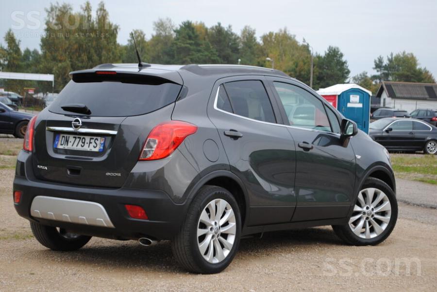 Pelēks Opel Mokka 2015 Rīga, ar dzinēja tilpumu 1.70 L un nobraukumu 215 tūkst. km par 6990 €, foto 3 vietnē AUTOMOTO.COM.LV