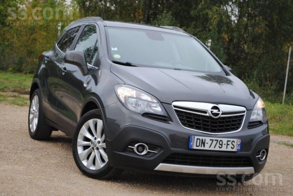 Grey Opel Mokka 2015 in Riga, with an engine capacity of 1.70 L and mileage of 215 thousand km for 6990 €, photo 5 on AUTOMOTO.COM.LV
