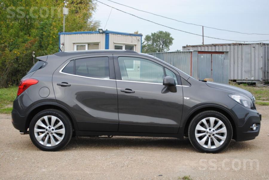 Pelēks Opel Mokka 2015 Rīga, ar dzinēja tilpumu 1.70 L un nobraukumu 215 tūkst. km par 6990 €, foto 7 vietnē AUTOMOTO.COM.LV
