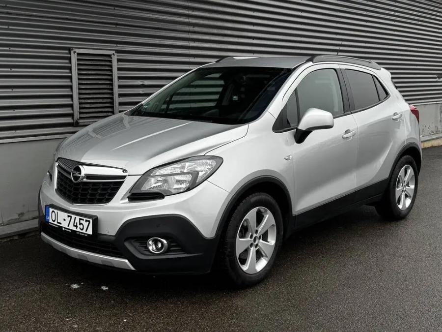 Pelēks Opel Mokka 2016 Rīga, ar dzinēja tilpumu 1.60 L un nobraukumu 124 tūkst. km par 7300 €, foto 1 vietnē AUTOMOTO.COM.LV