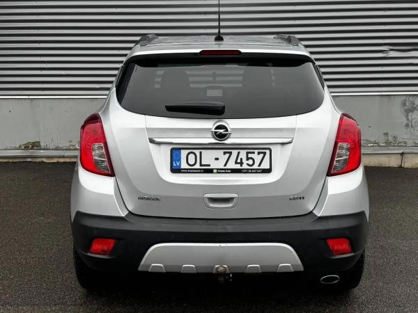 Grey Opel Mokka 2016 in Riga, with an engine capacity of 1.60 L and mileage of 124 thousand km for 7300 €, photo 4 on AUTOMOTO.COM.LV